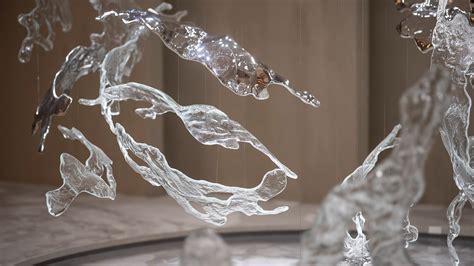 Lasvit Unveils Soaked In Light Exhibition At Milan Design Week Dezeen