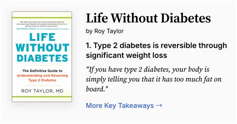 Life Without Diabetes Summary Quotes Audio