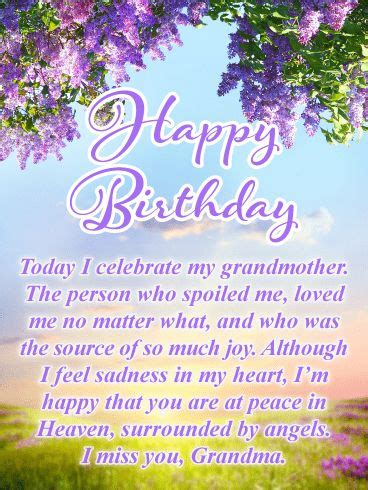 Happy Birthday Nana In Heaven