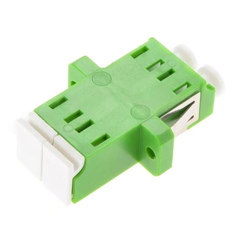 LC APC Inner Shutter Adapter Duplex With Flange HOLIGHT