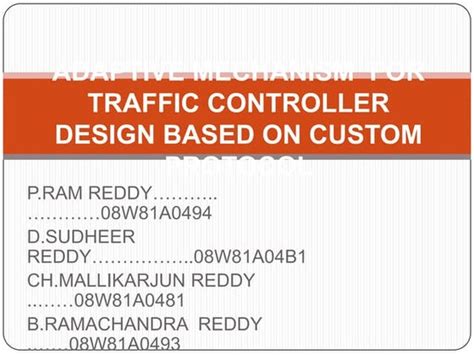 Automatic Streetlight Control Using Ldr Ppt Ppt