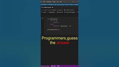 Can You Solve This Recursive Function 🔄 Ytshorts Shorts