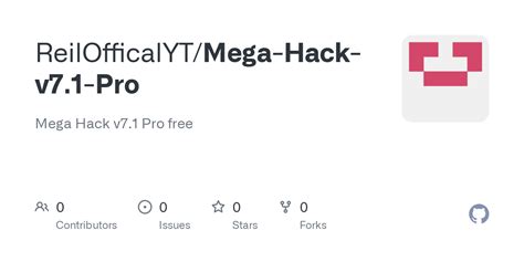 Actions Reilofficalyt Mega Hack V Pro Github