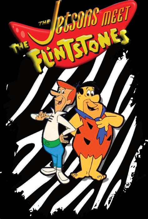 The Jetsons Meet The Flintstones Png Etsy