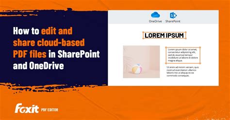 Foxit On Linkedin Pdftipsandtricks Editpdf Sharepoint Onedrive
