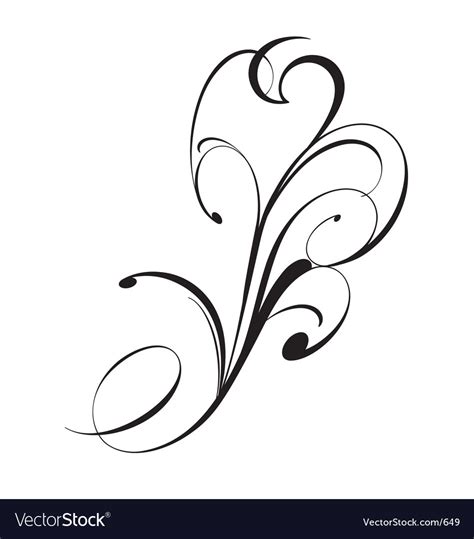 Script Elements Royalty Free Vector Image Vectorstock