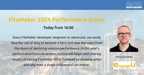 24u s r o on linkedin filemaker performance engageu engageu2024