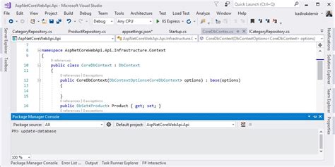 Sıfırdan Aspnet Core 22 Web Api Crud İşlemleri