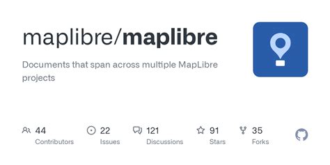 GitHub Maplibre Maplibre Documents That Span Across Multiple MapLibre Projects