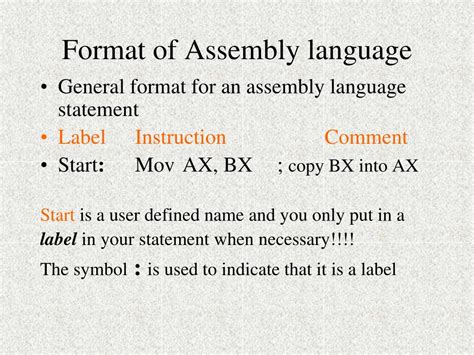 Ppt Assembly Language Programming Powerpoint Presentation Free Download Id 4108182
