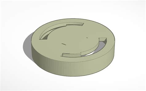 3d Design Right Spin Beyblade Template Tinkercad