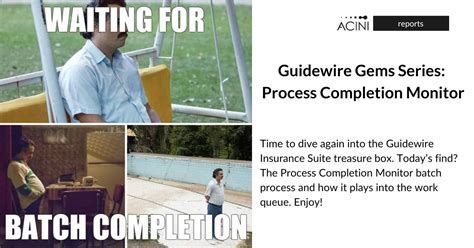 acini on linkedin gosu gems series process completion monitor the