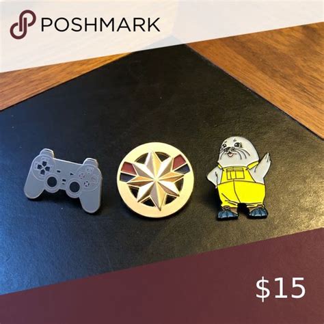 Set Of Nerd Enamel Pins Enamel Pins Nerd Toy Car