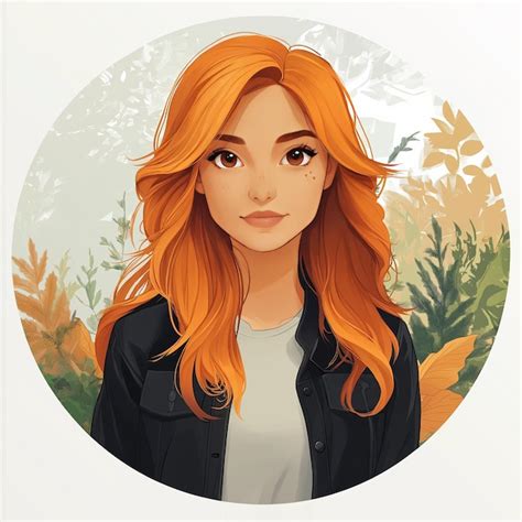 Redhead Girl Illustration Cartoon Girl Vector Premium Ai Generated Vector