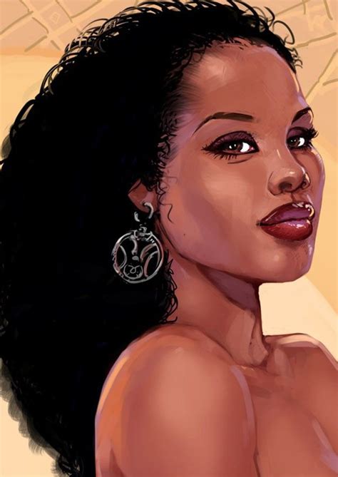 Frans Mensink No Name 10 Black Women Art Illustration Female Art