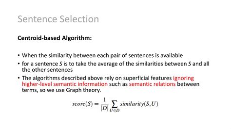 Extraction Based Automatic Summarization Ppt
