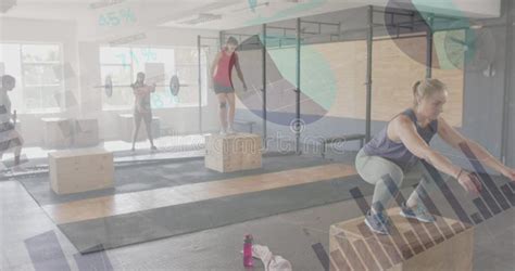 Image Of Interface Processing Data Over Diverse Women Cross Training At