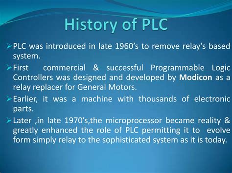 Programmable Logic Controller Pptx Computing Technology And Computing