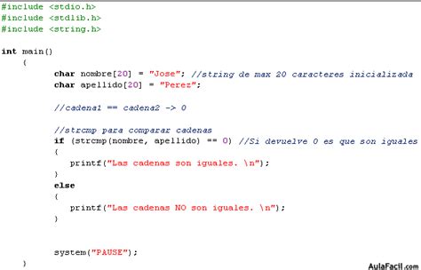 🥇 【 Función Strcmp - Lenguaje de programación C