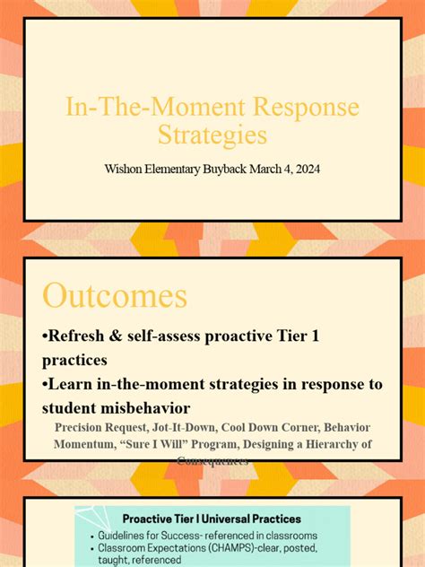 Responding To Misbehavior Pdf