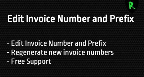 Opencart Edit Invoice Number And Prefix