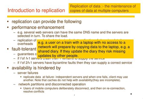 PPT Distributed Systems Course Replication PowerPoint Presentation Free Download ID