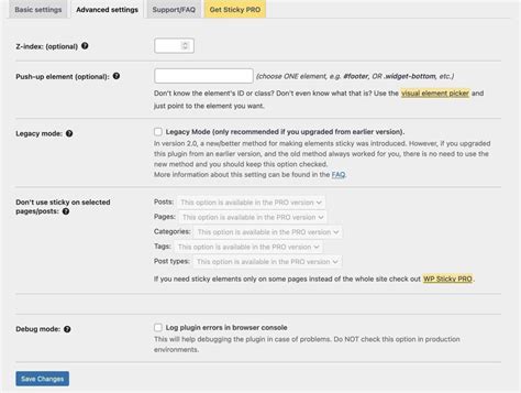 How To Add A Sticky Menu Or A Floating Item On WordPress