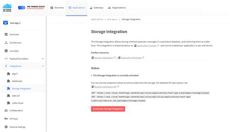 Enable Disable The Things Stack For Lorawan