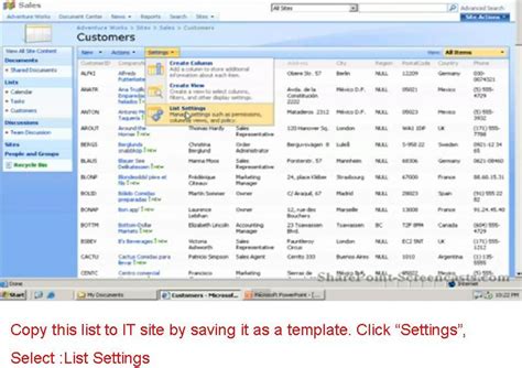manage large sharepoint lists in sharepoint 2007 copying lists between
