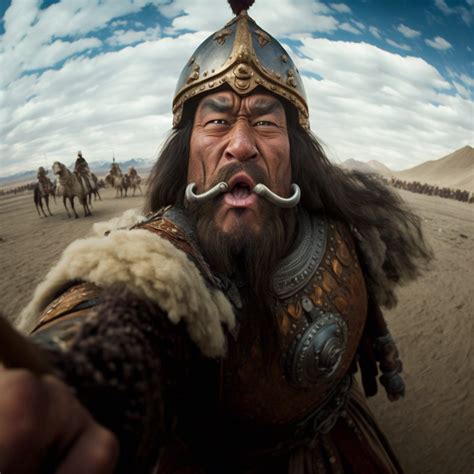 Gengis Khan Selfie Rmidjourney