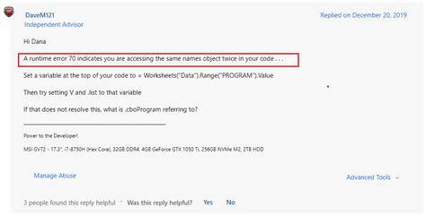 i got an run time error 70 permission denied in my vba code