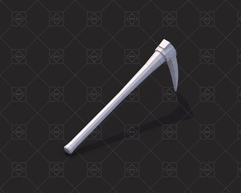 Low Poly Pickaxe V 2 Gamedev Market