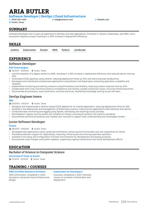 22 Successful Devops Resume Examples And Writing Tips For 2024