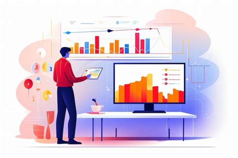 Analyzing Data Performance Vectors And Illustrations For Free Download