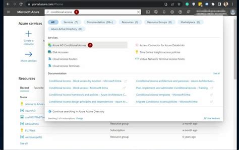 Azure AD Conditional Access Implement Access Policies Controls