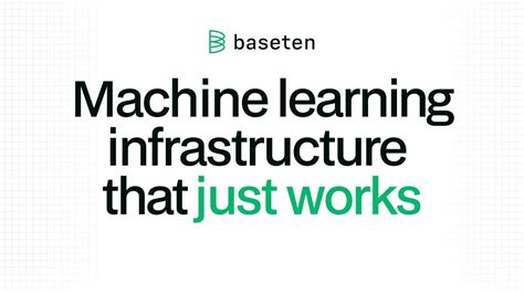 Baseten Machine Learning Infrastructure R Baseten