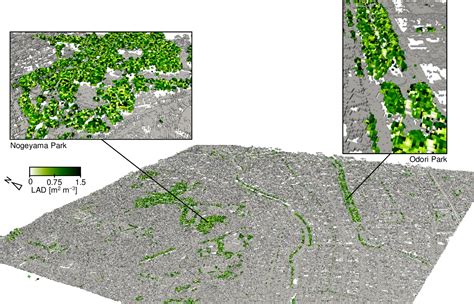 Figure From MAPPING D STRUCTURE OF URBAN TREES USING AIRBORNE LIDAR DATA FOR TOPOGRAPHIC