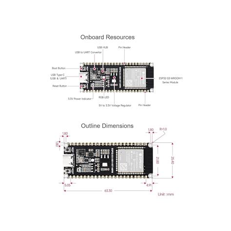 Waveshare ESP S Microcontroller Wi Fi Development India Ubuy