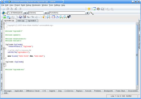 development tutorials kde3 qt designer and kdevelop 3 0 for beginners