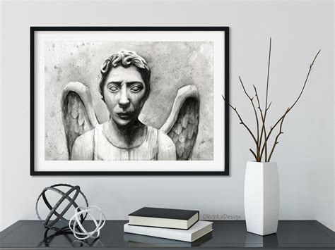 Weeping Angel Painting