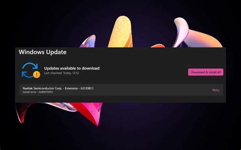 如何修复 Windows 中的“realtek Semiconductor Corp 扩展安装错误”