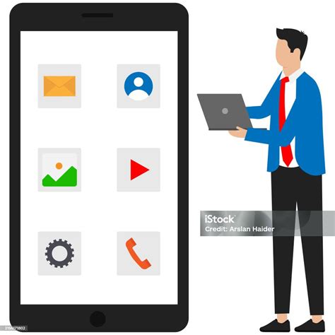 앱 개발은 코드 작성 및 테스트를 사용하고 블로깅 및 웹 사이트를위한 페이지 레이아웃 만들기 모바일 앱 및 홍보 자료 개념