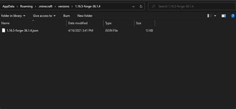 1 16 5 not showing in version list · issue 371 · minecraftforge