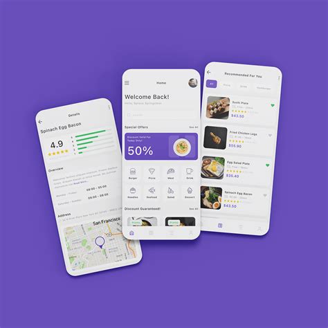 Food Ordering Mobile App Ui Application Ui Design On Behance