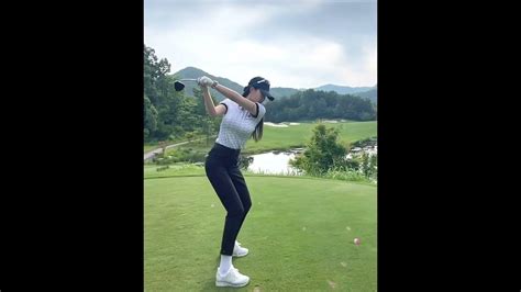 💯깔끔한 드라이버 스윙💕klpga 최민채 프로 Youtube