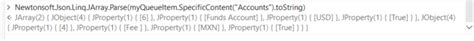 complex json with sub arrays to uipath queueitem specificcontent