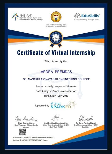 ardra premdas on linkedin aicteinternship dataanalystics
