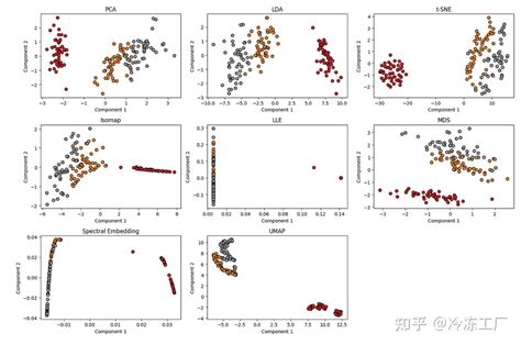 机器学习降维技术全面对比评析 知乎