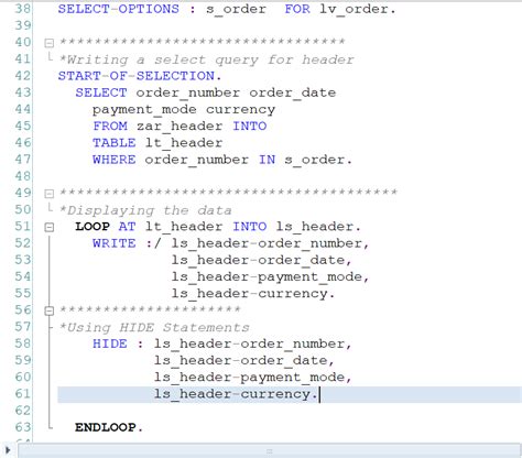 Unlocking The Power Of HIDE Statements In Interactive Classical Reports A Practical Guide With