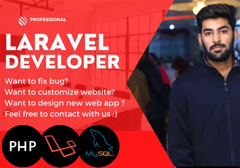 Be Your Laravel Developer Fix Bugs Develop Custom Php Mysql Website